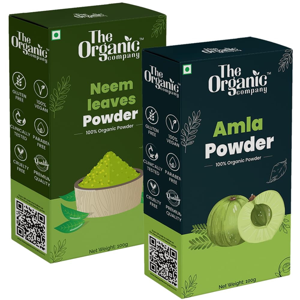 Amla Powder And Neem Powder 100 Gms Each Natural Blood Purifier For ...