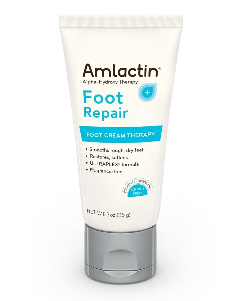 AmLactin Foot Repair Cream Therapy, 3 oz - 15% Lactic Acid, Softens ...
