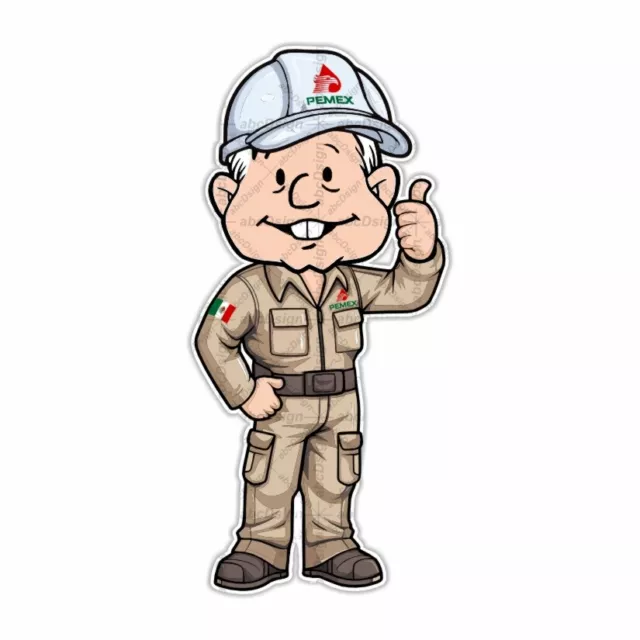 Amlito Pemex Uniform Lopez Obrador Amlo Mexico Sticker Phone Decal ...