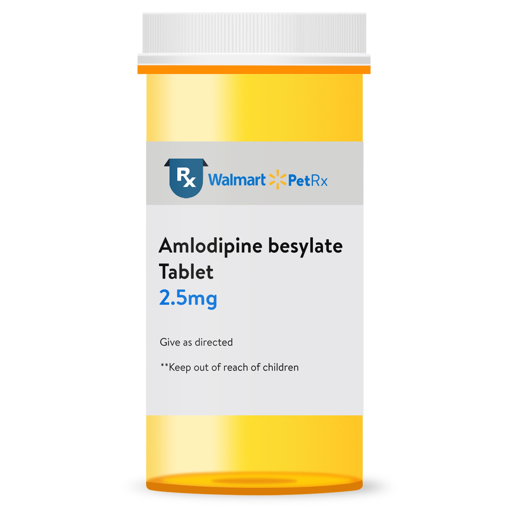 Amlodipine Besylate 2.5mg Tablet - 1 Tablet - Walmart.com