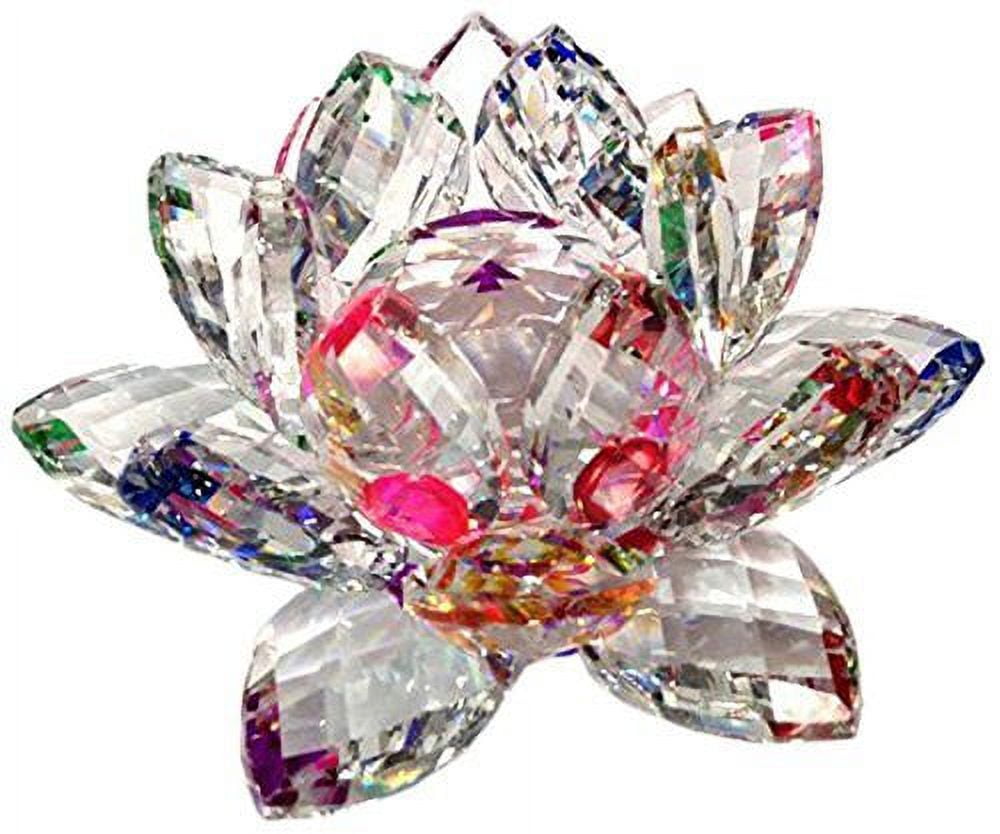 Amlong Crystal Sparkle Crystal Lotus Flower - Walmart.com