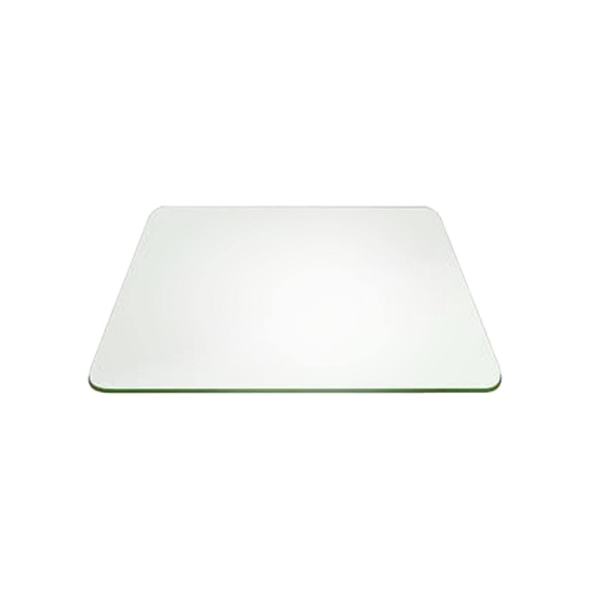 Ammar Glass 8mm Square Toughened Clear Glass 1 inch Round Corner ...
