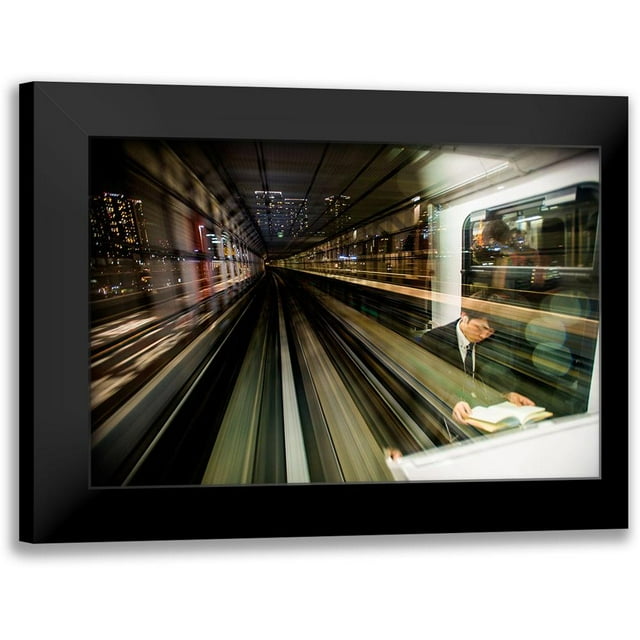 Ammazzalorso, Andrea 14x11 Black Modern Framed Museum Art Print Titled - Tokyo Metro - Walmart.com