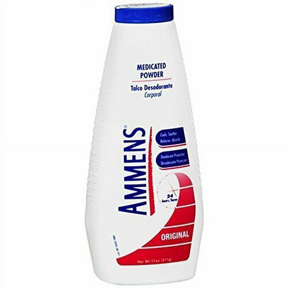Ammens All Day 4x Strong Body Powder, Original, 11 oz, 8 Pack - Walmart.com