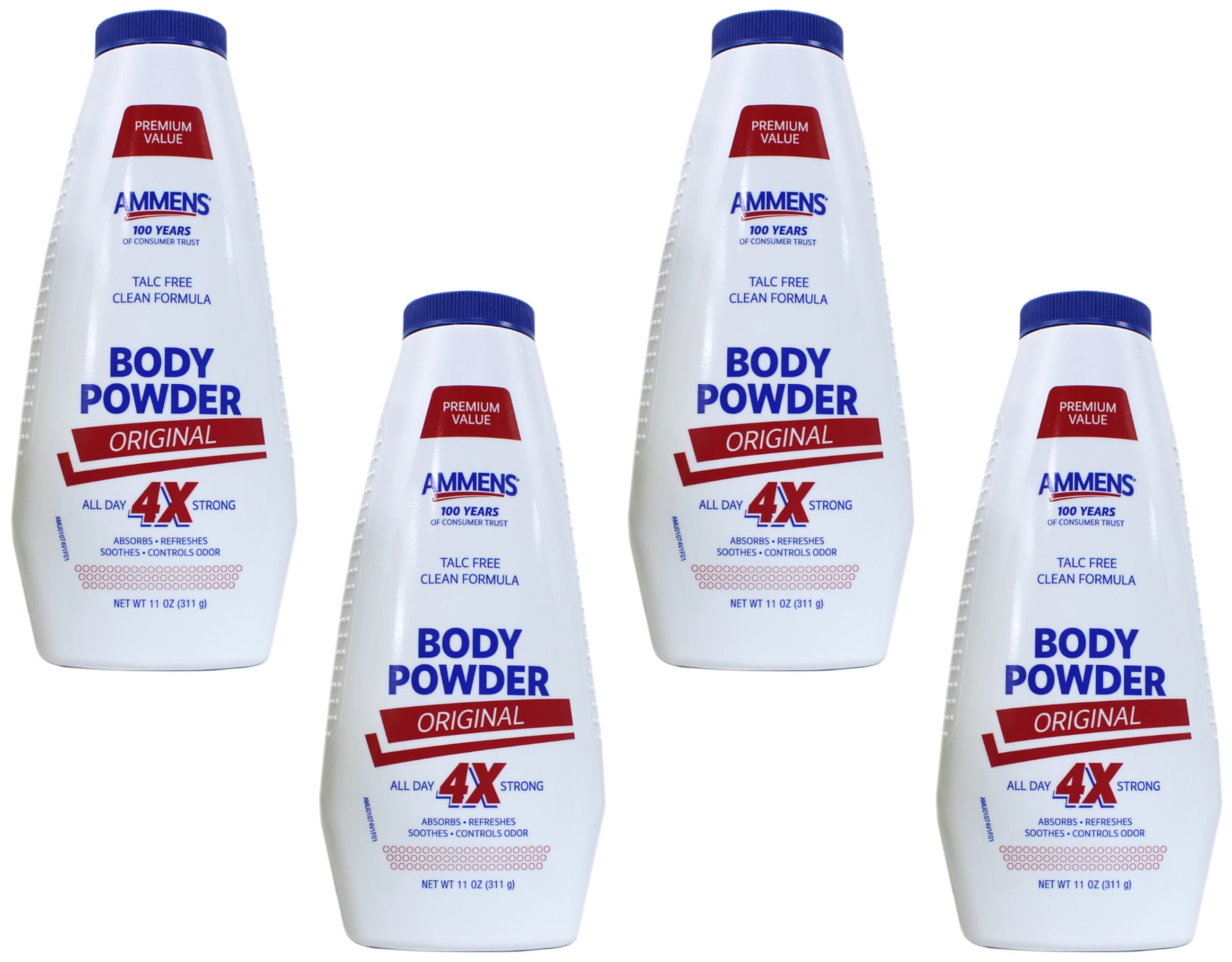 Ammens Powder Original 11 oz (pack of 4) - Walmart.com