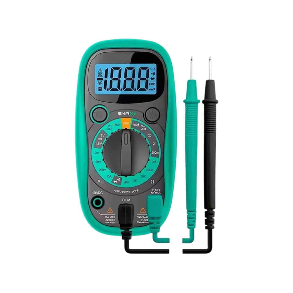 Ammeter Voltemter LCD Digital Multimeter 1999 Count Multi Tester with ...