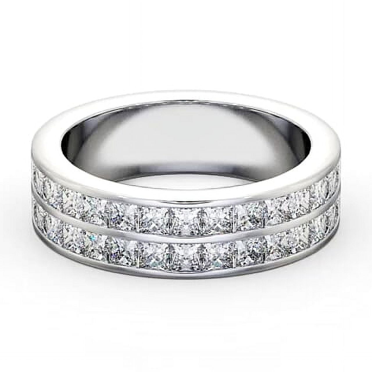 Ammo Jewel 0.6 Ct Princess Cut White Diamond Solitaire Ring for Her ...