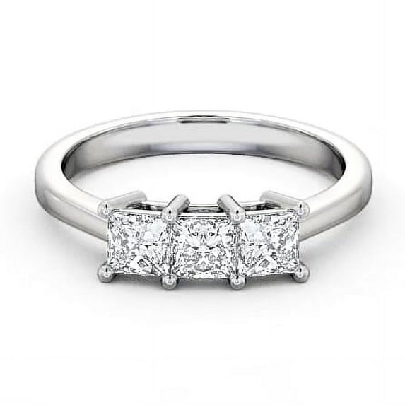 Ammo Jewel 1.5 Ct Princess Cut Diamond Wedding Rings - 14K White Gold ...