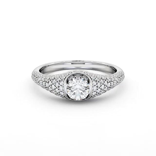 Ammo Jewel 1.5 Ct Round Cut Diamond Rings - 14K White Gold Over Rings ...