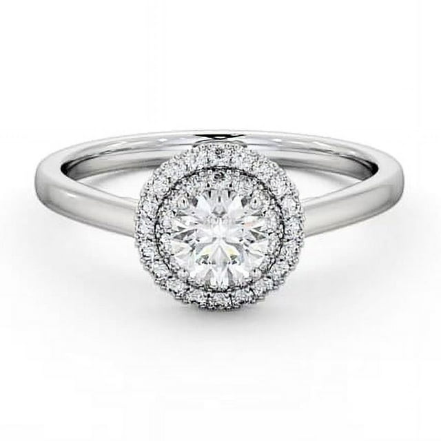 Ammo Jewel 1.7 Ct Round Diamond Engagement Ring - 14K White Gold Over ...