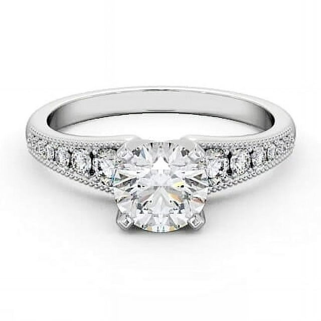 Ammo Jewel 1.9 Ct Round Cut Simulated Diamond Engagement Rings - 14K ...