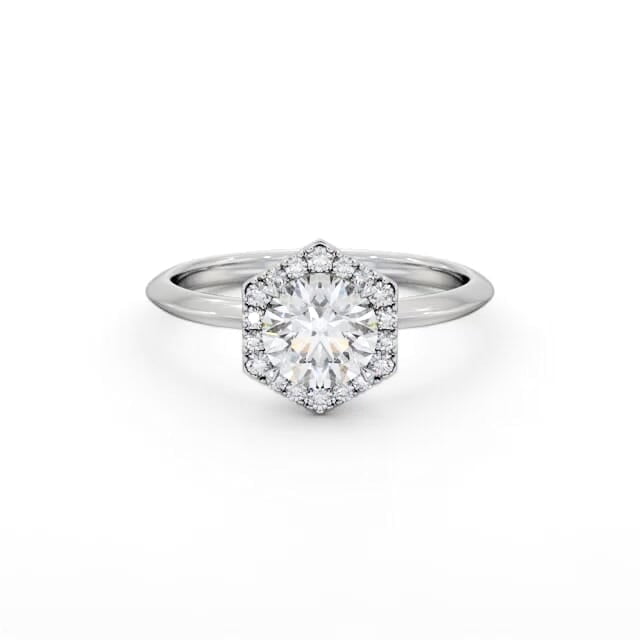 Ammo Jewel 14K White Gold Over Rings - 1.8 Ct Round Cut Diamond Rings for Women's - Beautiful ...