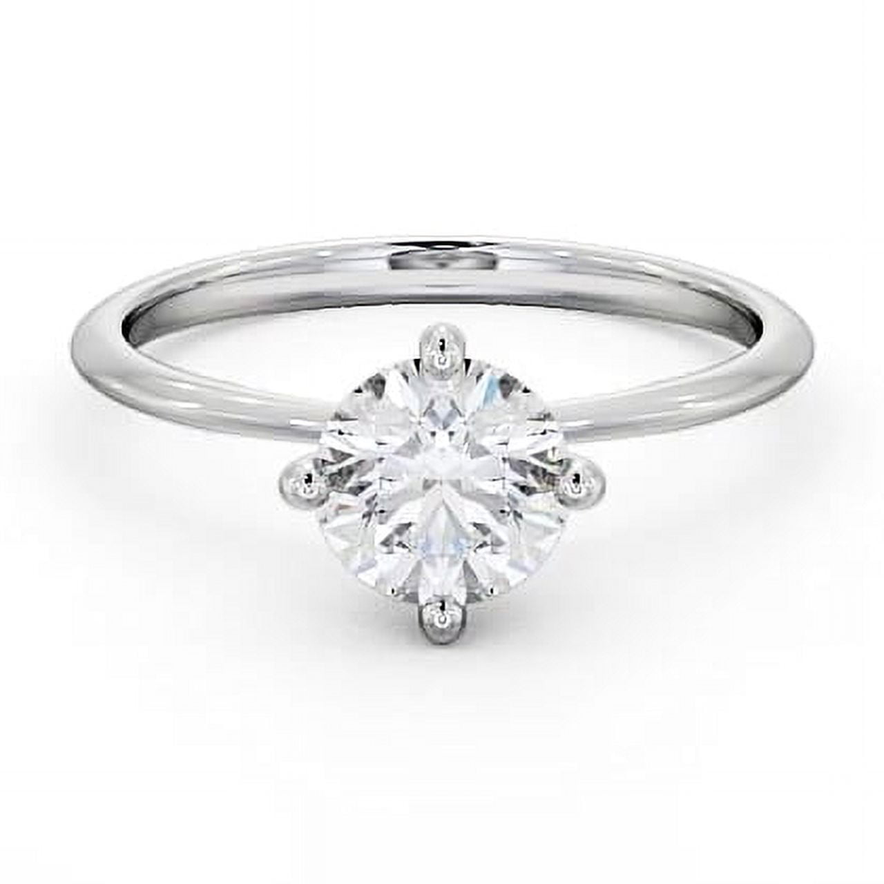 Ammo Jewel 2 Ct Round Diamond Engagement Rings - 14K White Gold Over ...