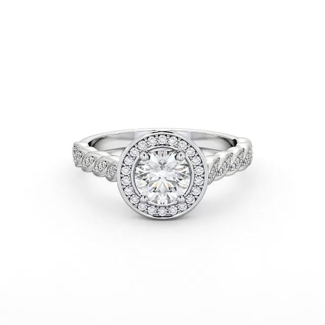 Ammo Jewel Brilliant 1.8 Ct Round Cut Diamond Rings - 14K White Gold Over Rings - Criss Cross ...