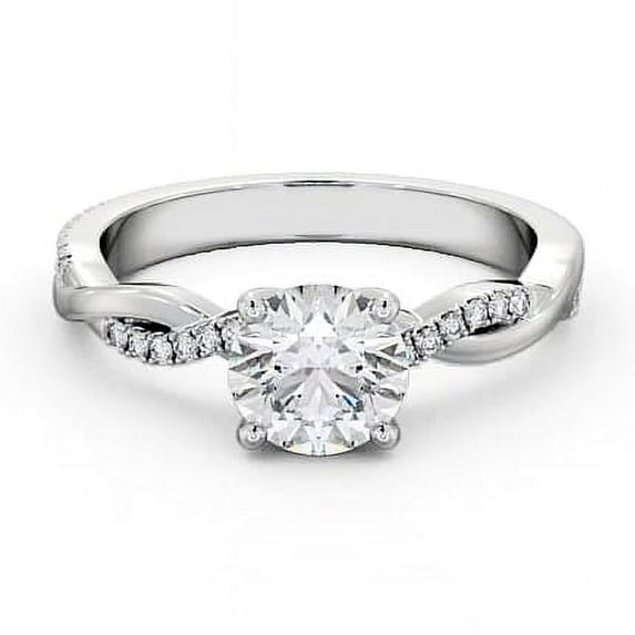 Ammo Jewel Brilliant 1.9 Ct Round Cut Diamond Ring for Women's - 14K ...
