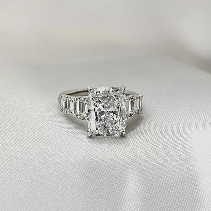 Ammo Jewel Elegant 1.6 Ct Radiant Cut Lab-Created Simulated Diamond ...
