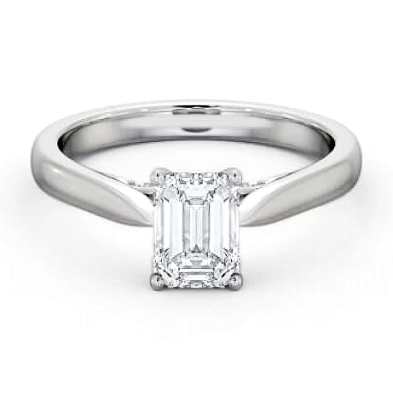 Ammo Jewel Emerald Cut Excellent 1.8 Ct Diamond Ring For Women's ...