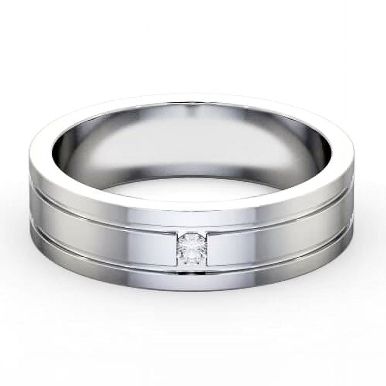 Ammo Jewel Silver 14K White Gold Over Diamond Ring - 0.4 Ct VVS1/D ...