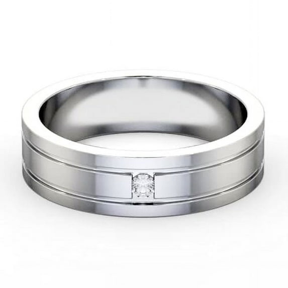 Ammo Jewel Silver 14K White Gold Over Diamond Ring - 0.4 Ct VVS1/D ...