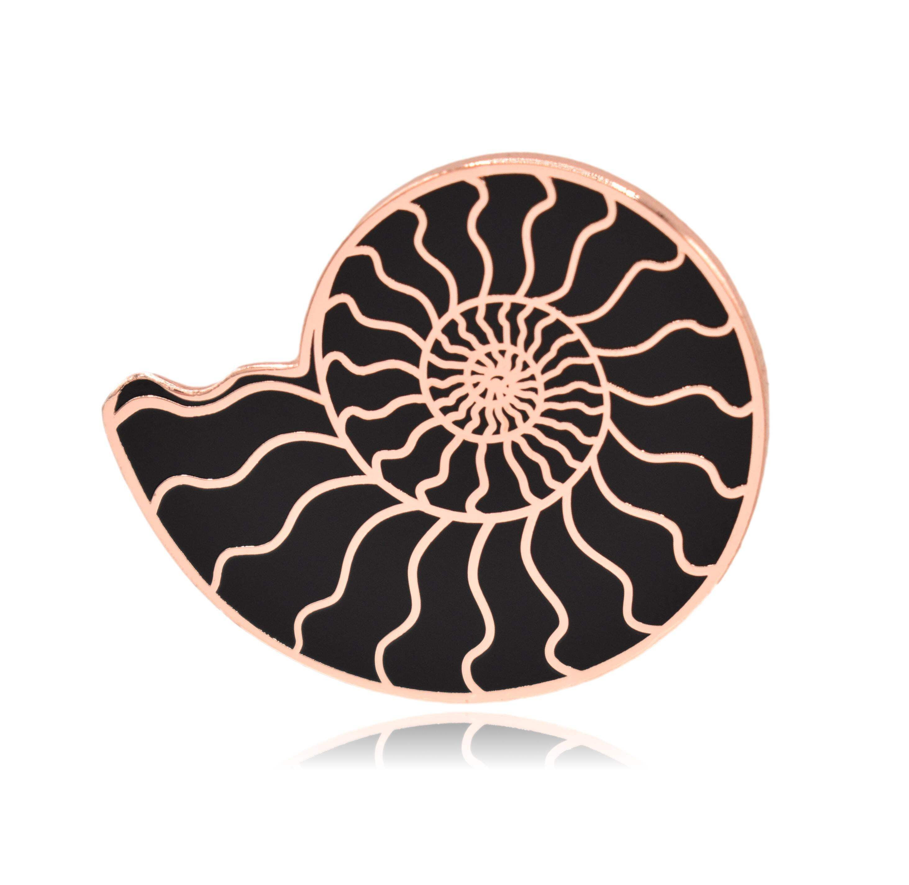 Ammonite Fossil Hard Enamel Pin | Clayton Jewelry Labs - Walmart.com