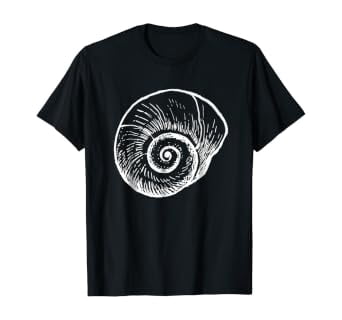 Ammonite Shell Seashell Ocean Nautilus Fossil T-Shirt - Walmart.com