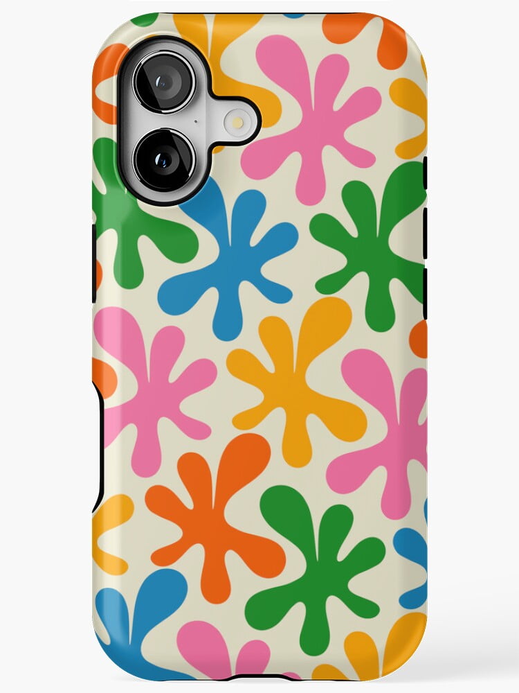 Amoeba Dance Colorful Contemporary Abstract iPhone Case 11 12 13 14 15 ...