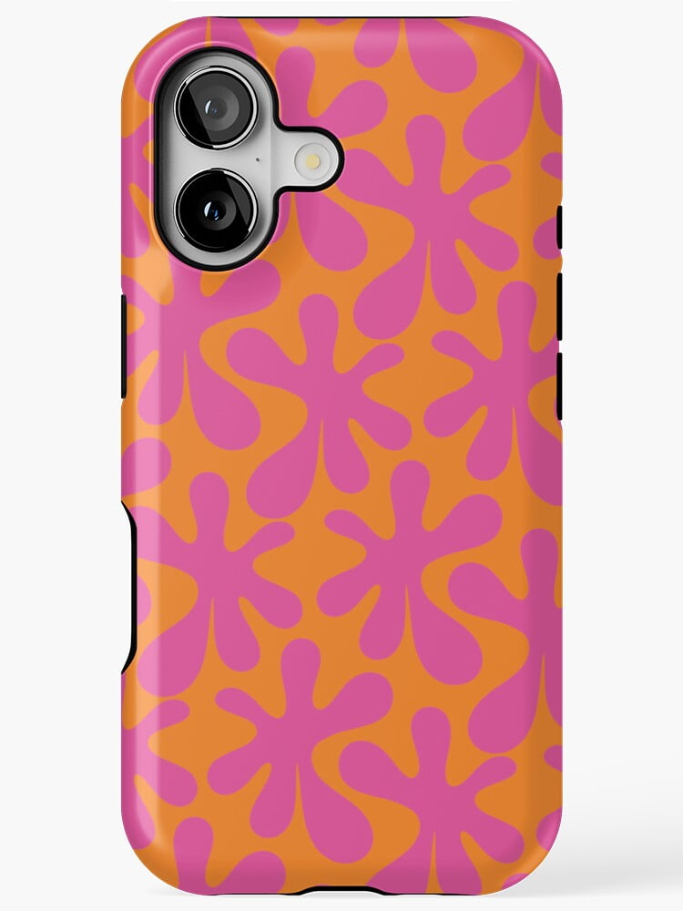 Amoeba Dance Funky Retro Abstract iPhone Case 11 12 13 14 15 16 17 Pro ...