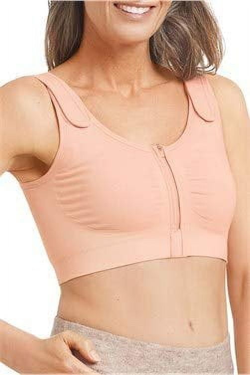 Amoena Leyla Seamless Post-Surgical Bra - Rose Nude - 52/54 - Walmart.com