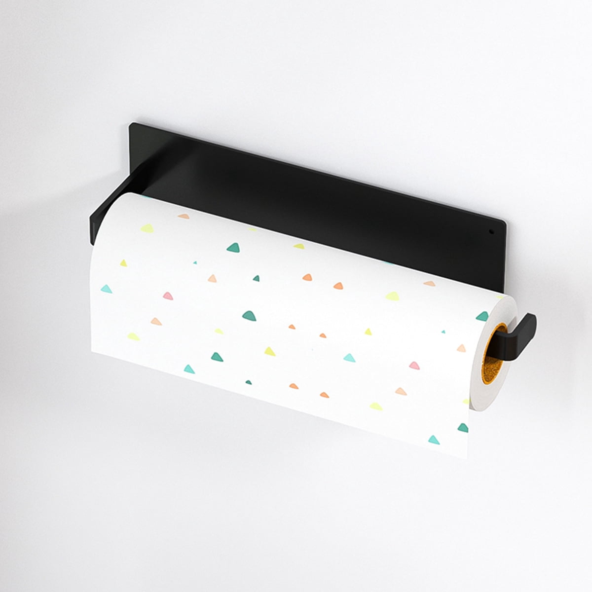 AmoiChic Self Adhesive Paper Towel Holder Under Cabinet Mount, Wall ...