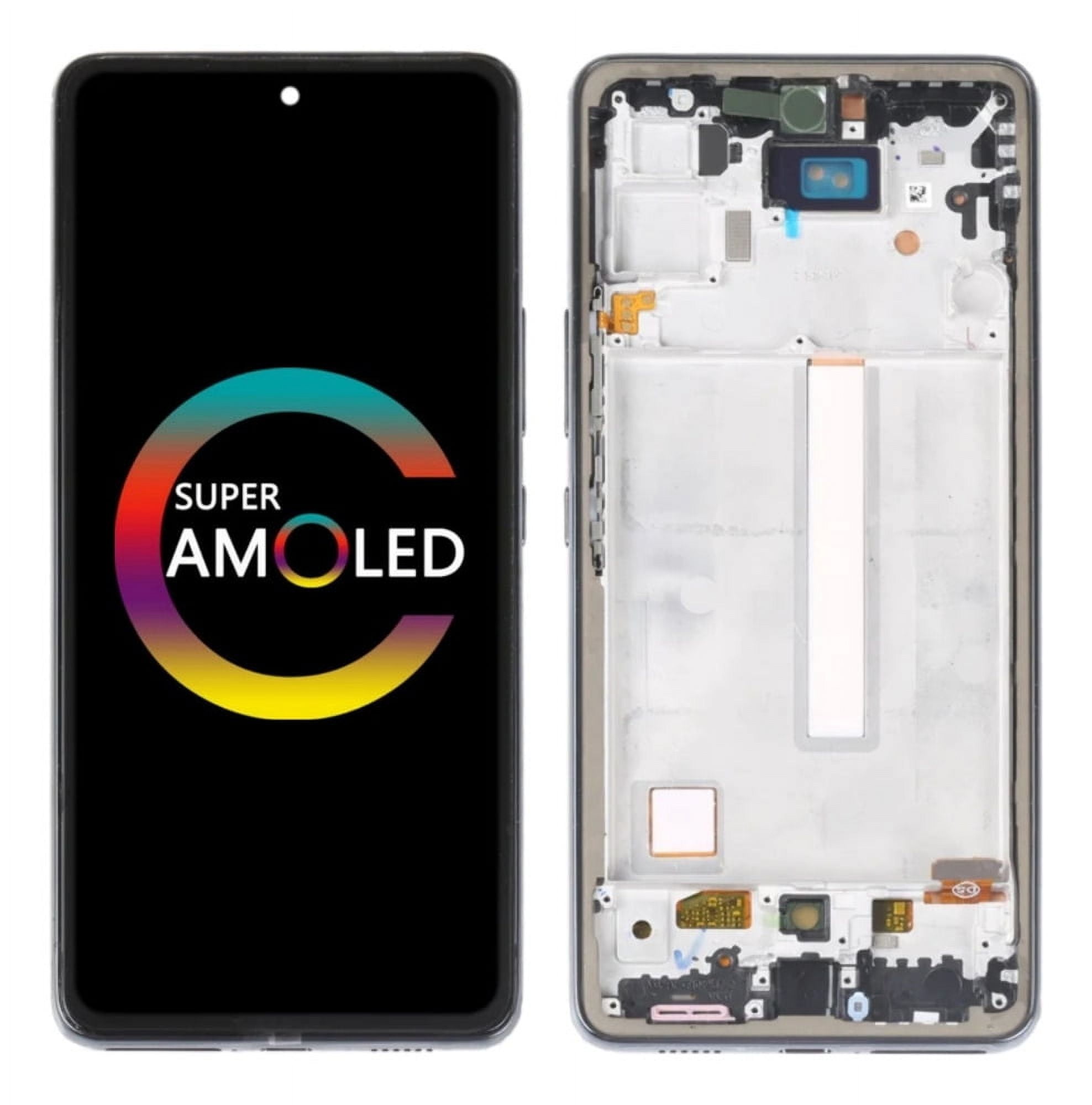 Amoled Display With Frame for Samsung A53 5g A536 A536b - Walmart.com