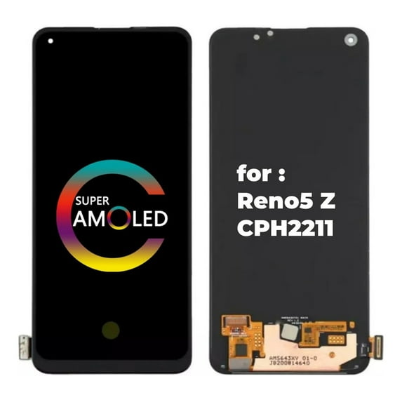 Amoled Lcd Touch Screen for Oppo Reno5 Z 5z Cph2211 - Walmart.com