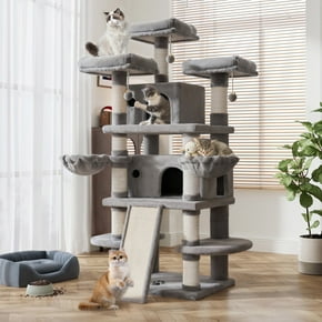 Explore Cat Climbing Structures in Gray and Black for Indoor Cats