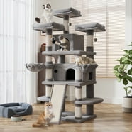 Catry Modern Minimalistic Cat Tree - 55", 5 Level, Large, Kasio ...