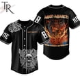 Amon Amarth Metal Crushes All Tour 2024 Custom Baseball Jersey ...
