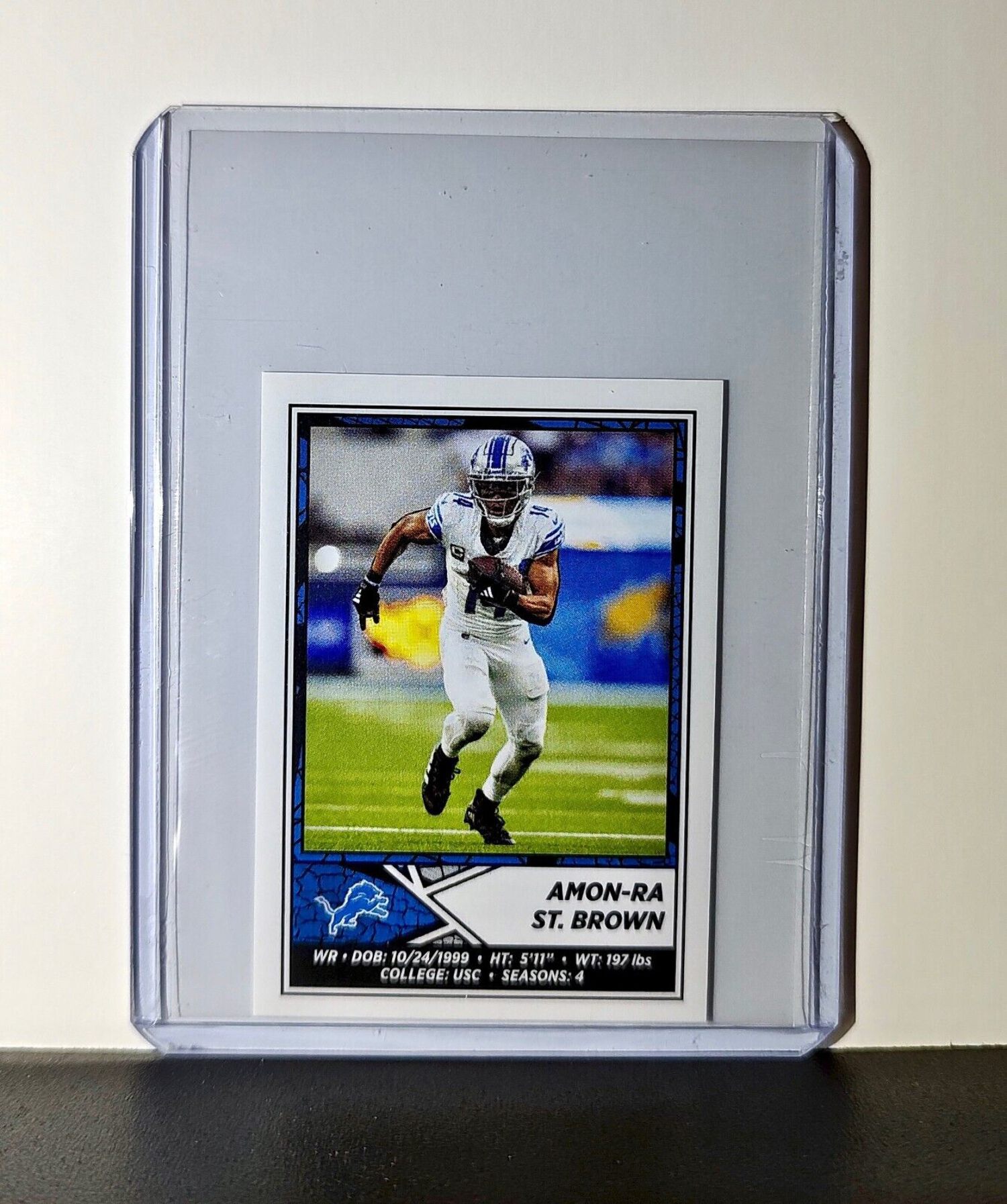 Amon-Ra St. Brown 2024 Panini NFL Sticker #382 Detroit Lions - Walmart.com