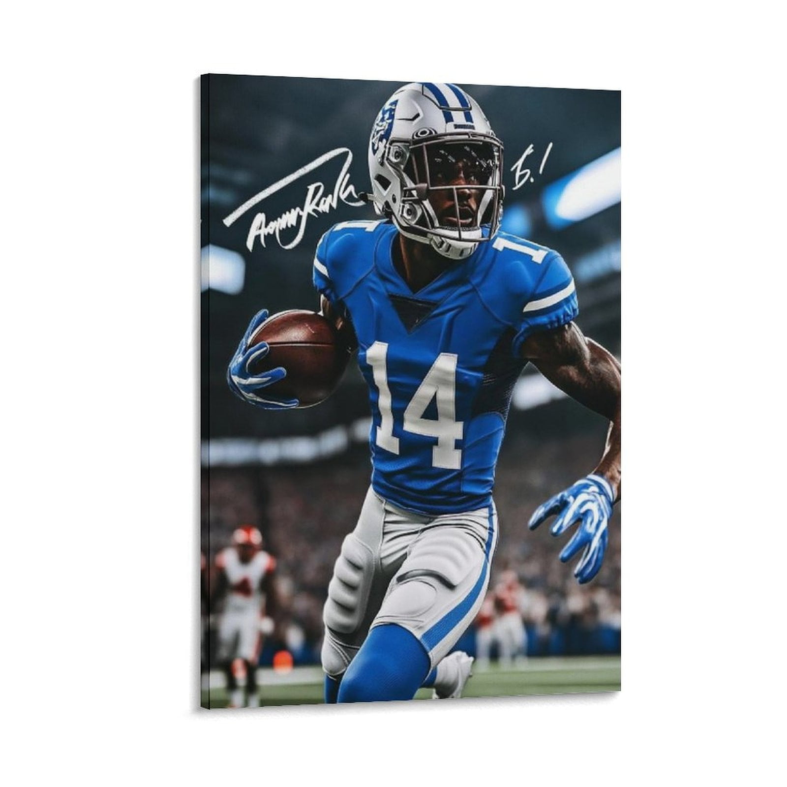 Amon-Ra St. Brown Canvas Poster Poster Cool Artworks Painting Wall Art ...