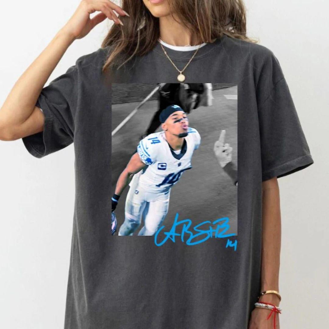 Amon-Ra St Brown Funny Meme With Green Bay Fan Comfort Colors Shirt ...