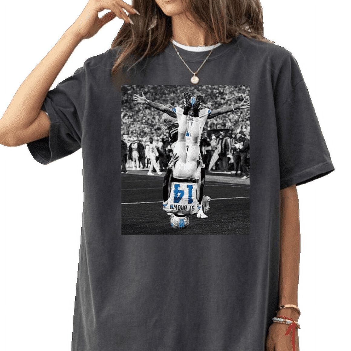 Amon-Ra St Brown Headstand Celebration Comfort Colors Shirt, Detroit ...