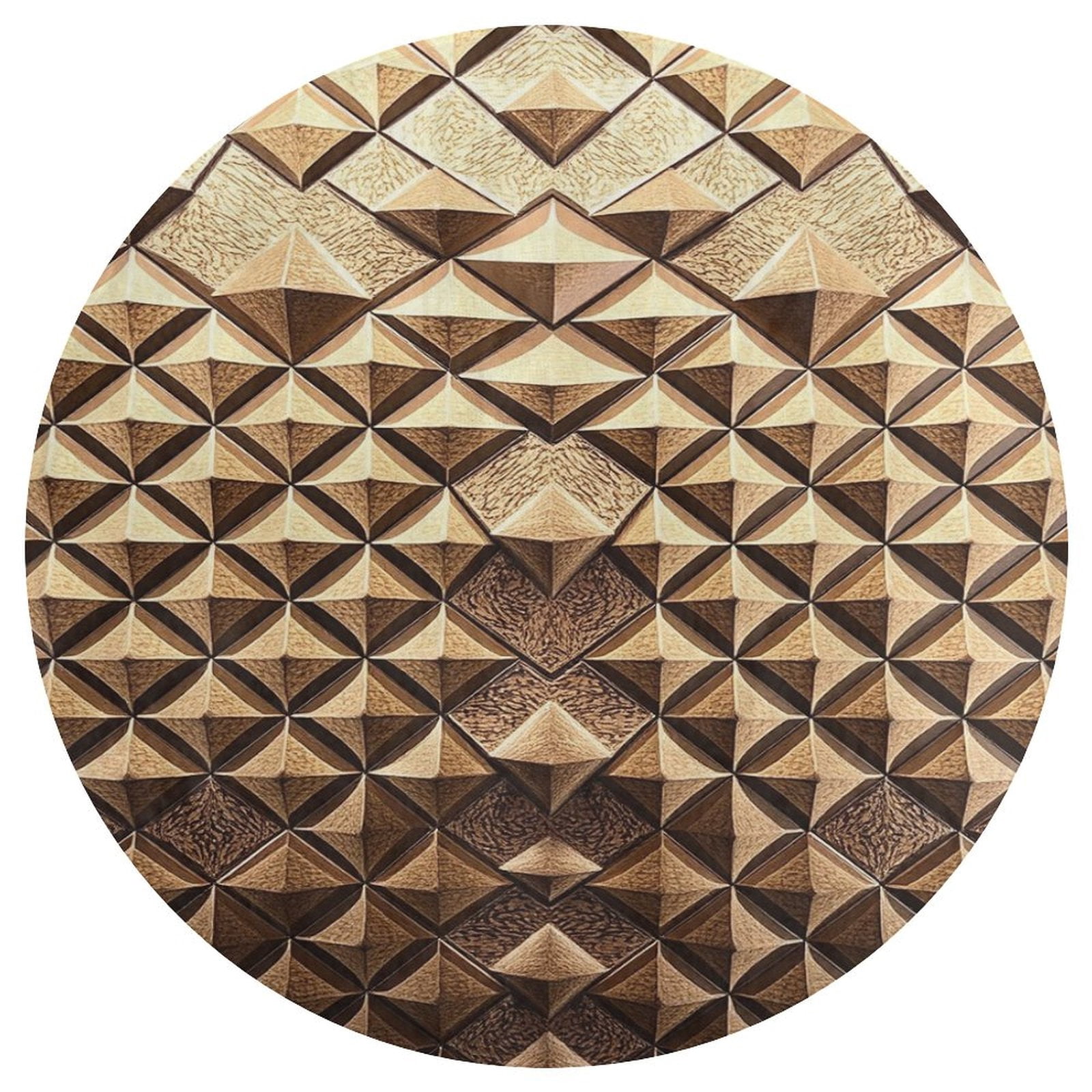 Amond Pattern Circular Carpet Floor Mat Living Room Sofa Room Bed Rug ...