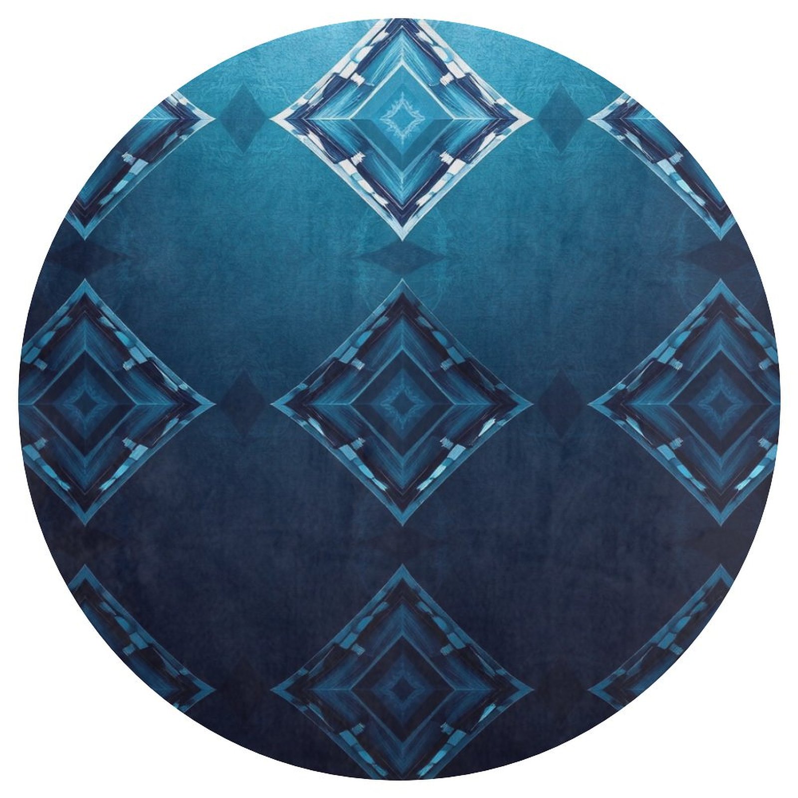 Amond Pattern Rugs Trea Rugs Not-Slip Round Rugs Area Carpets for ...