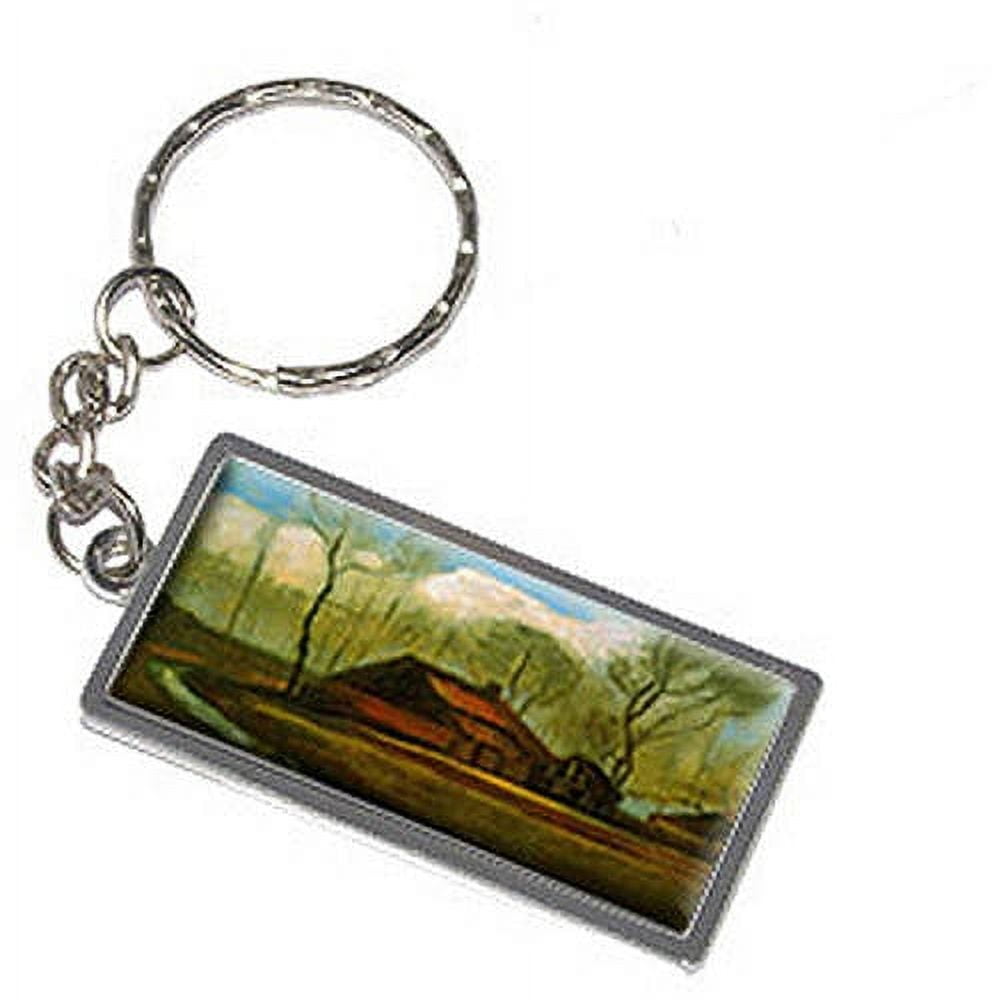 Among Trees By Vincent Van Gogh Keychain Key Chain Ring - Walmart.com