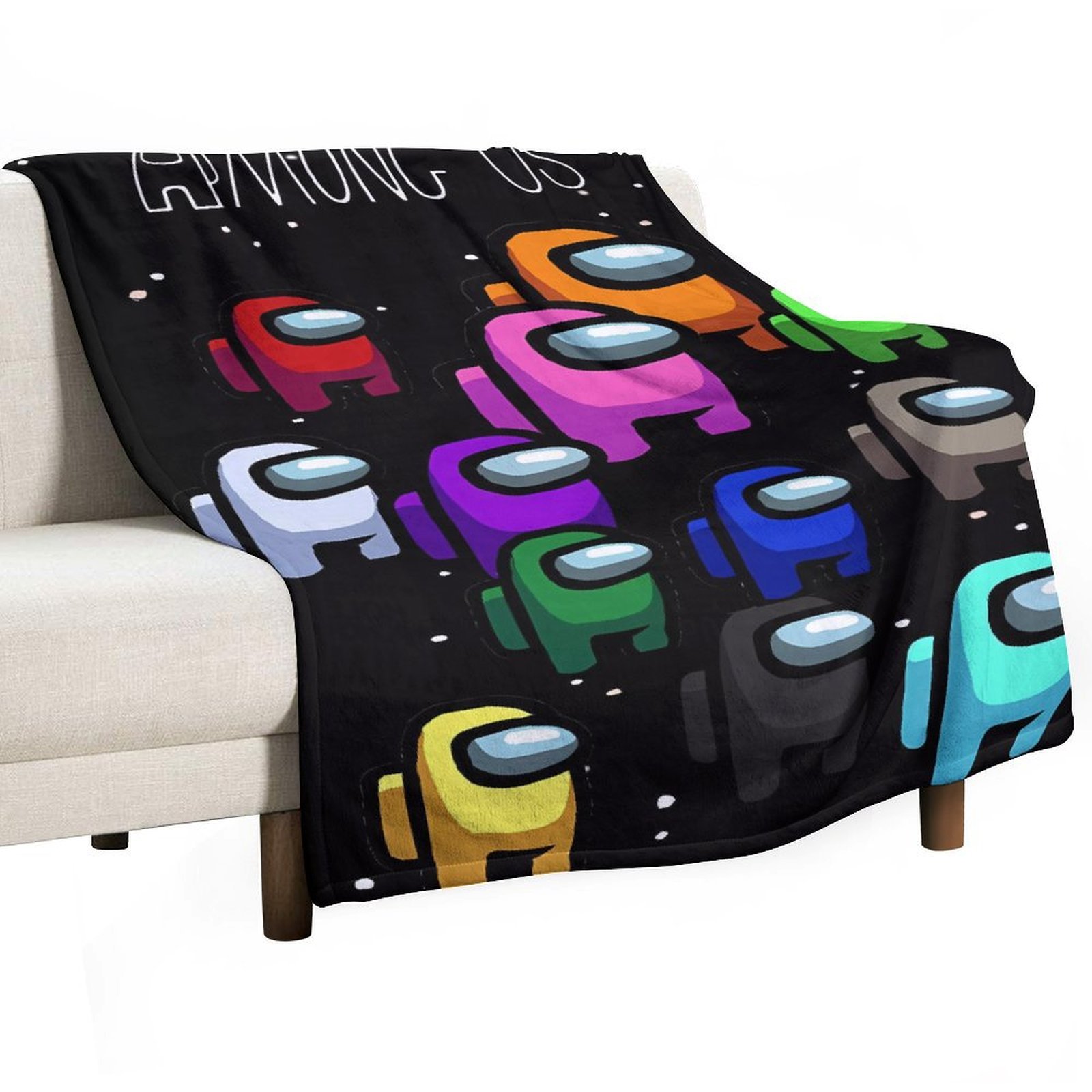 Among-Us 13 Soft Warm Bedding Fleece Throw Blanket for Sofa Home Living ...