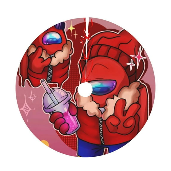 Among Us 30 Inch Christmas Tree Skirt,Christmas Decorations Xmas Tree ...