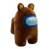 Among Us Plush, Brown Teddy, 6 Inch Stuffed Animal Toy for Kids Ages 3 ...
