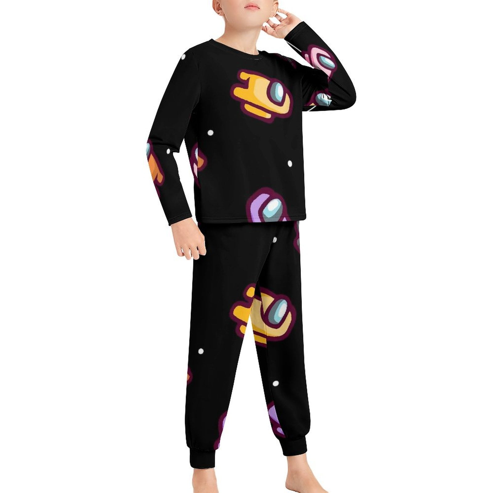 Among Us 983 Boys Pajamas for Toddler Clothes Set Planet Train ...