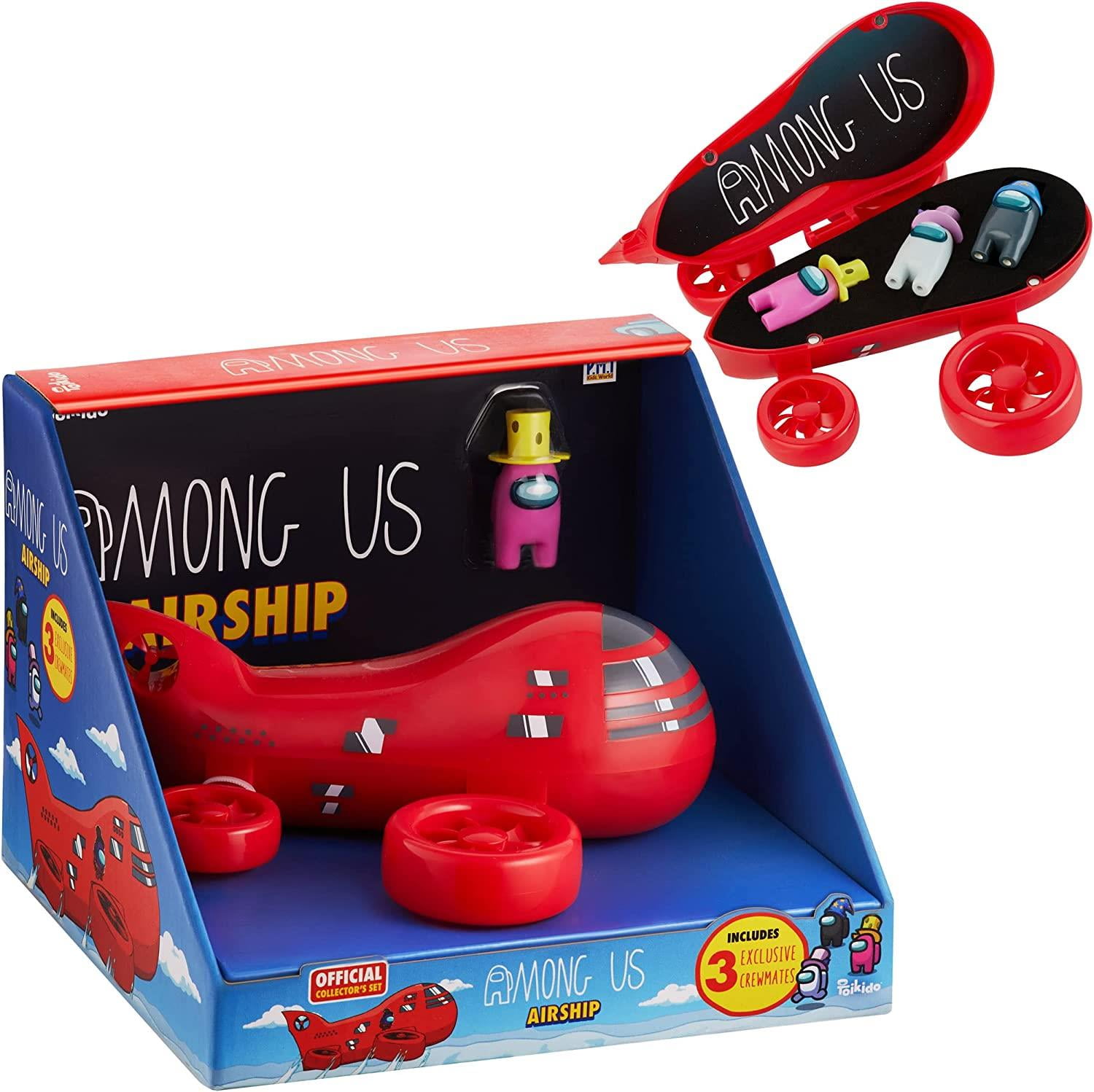Among Us Airship 3ct Exclusive Crewmate Figures Pink Black White Online ...
