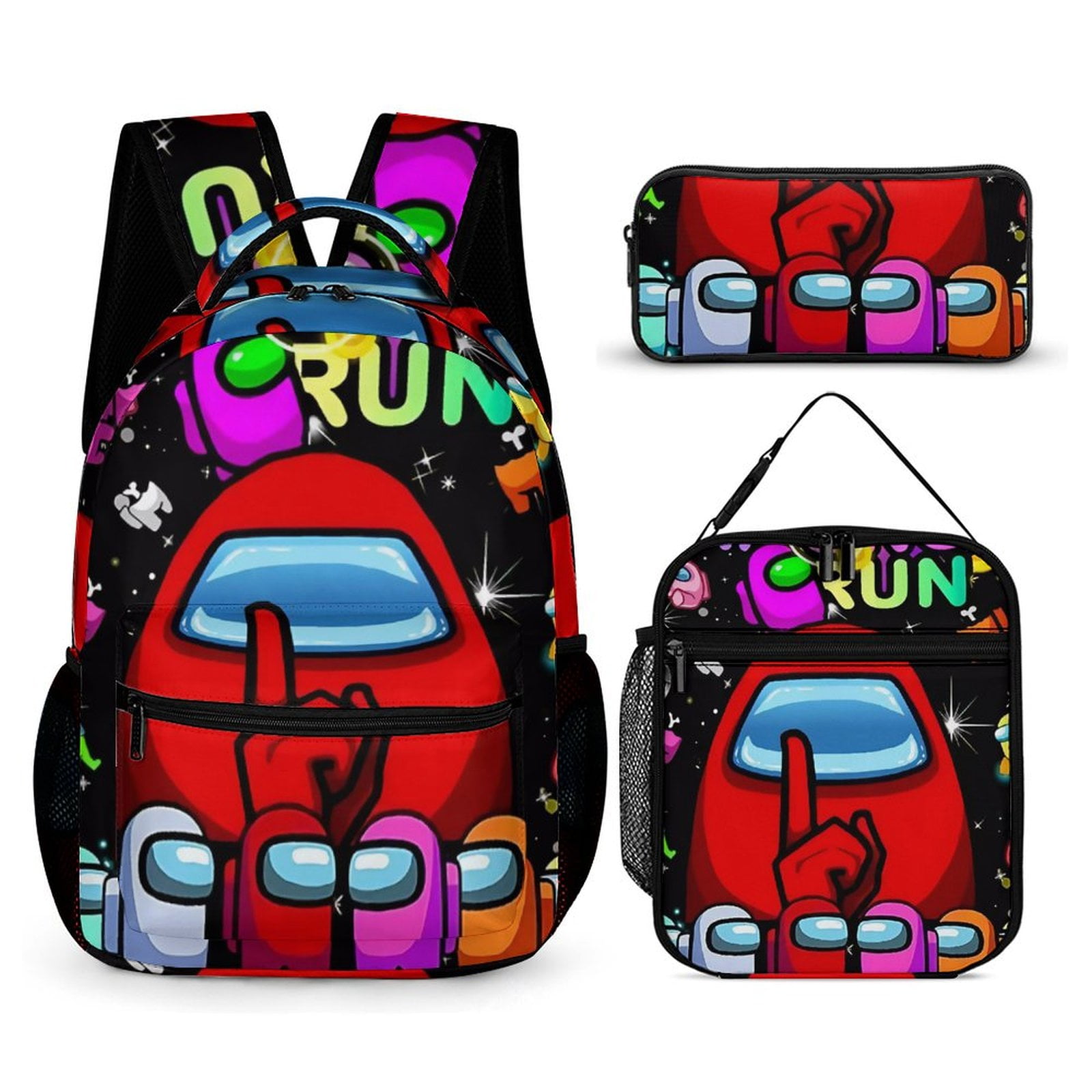Among Us Backpack Combination Set,Backpack 3 Piece Set Laptop Backpack ...