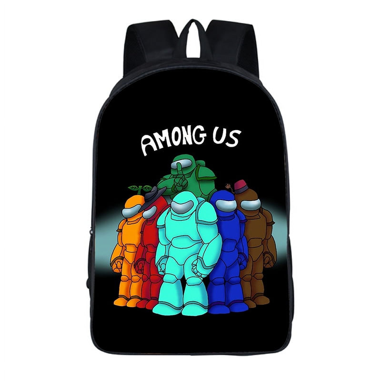 Among Us Backpack Kid's School Bags Large Capacity Student Cartoon ...