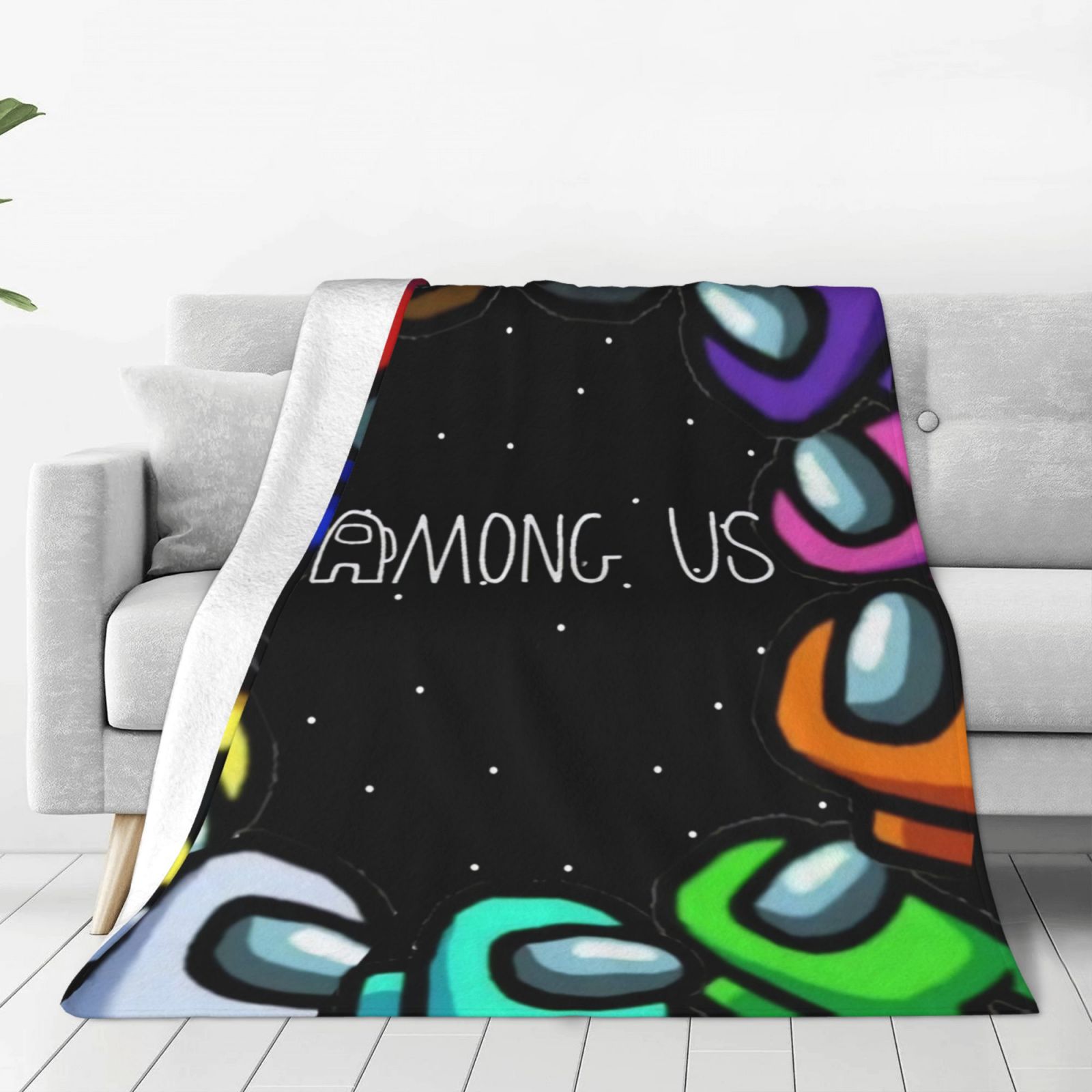 Among Us Blanket Ultra-Soft Flannel Fleece Warm Throw Quilt Anime ...