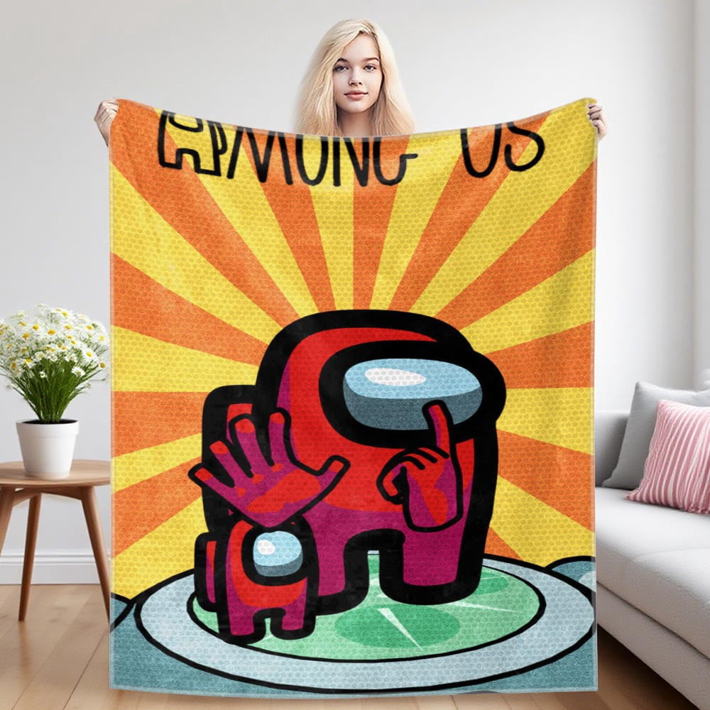 Among Us Blankets Gift Throw Birthday Christmas 50 X 60 in Present ...